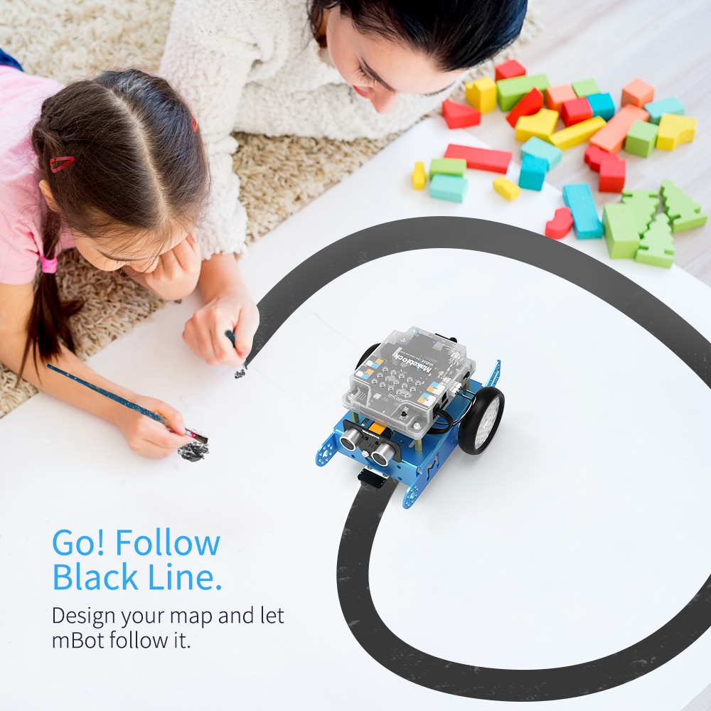 Makeblock mBot DIY Robot Kit, Arduino, Entry-level Programming for Kids ...